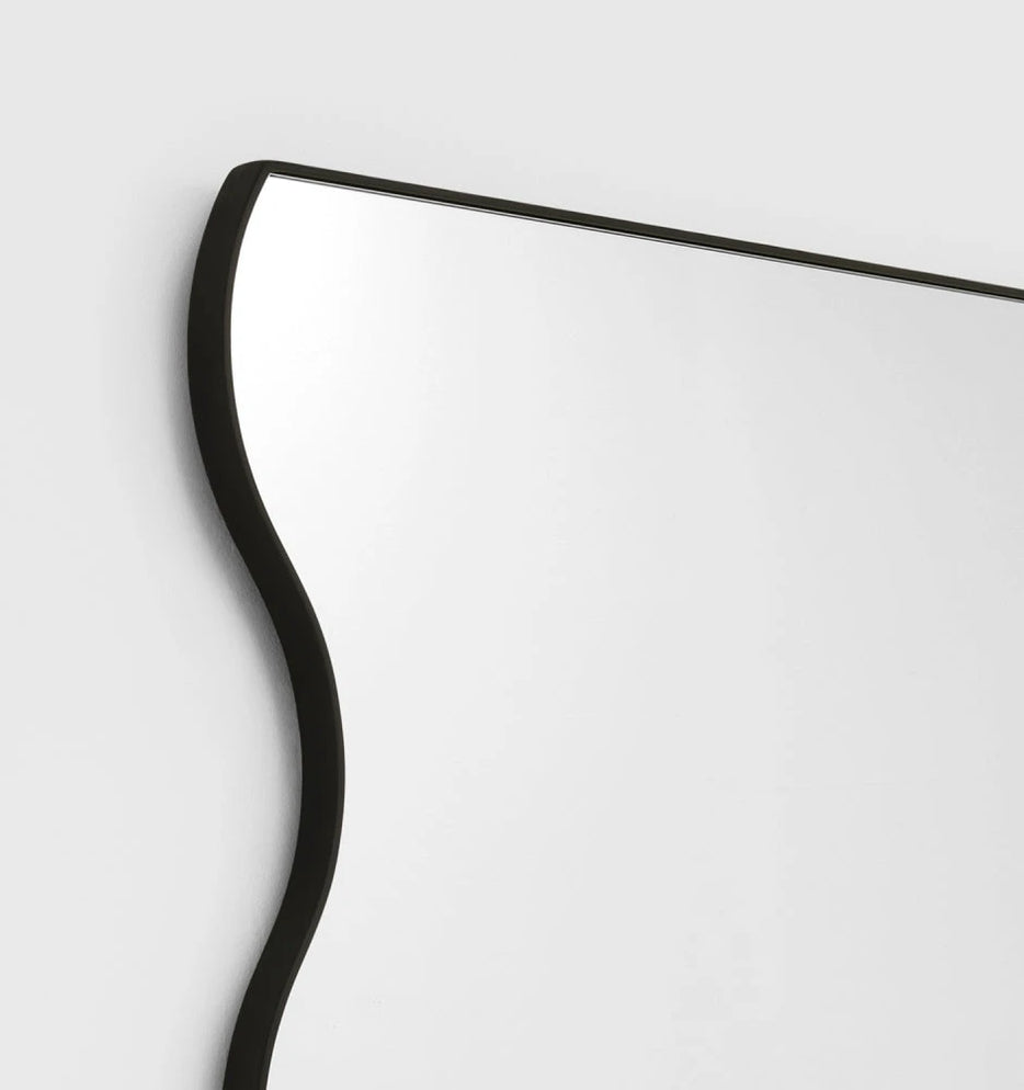 Shop Stunning Mirrored Glass: Artemis Wave Mirror — Masterpiece Mirrors