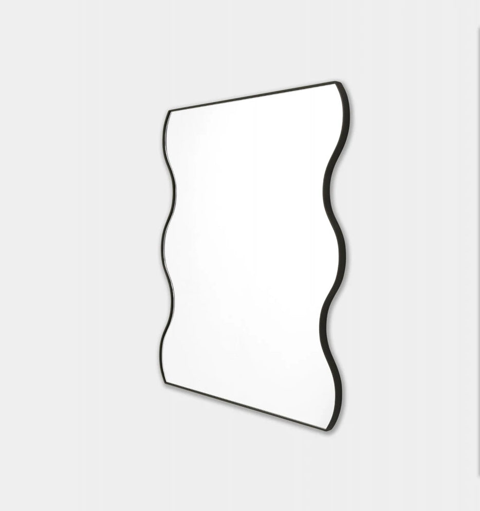 Shop Stunning Mirrored Glass: Artemis Wave Mirror — Masterpiece Mirrors