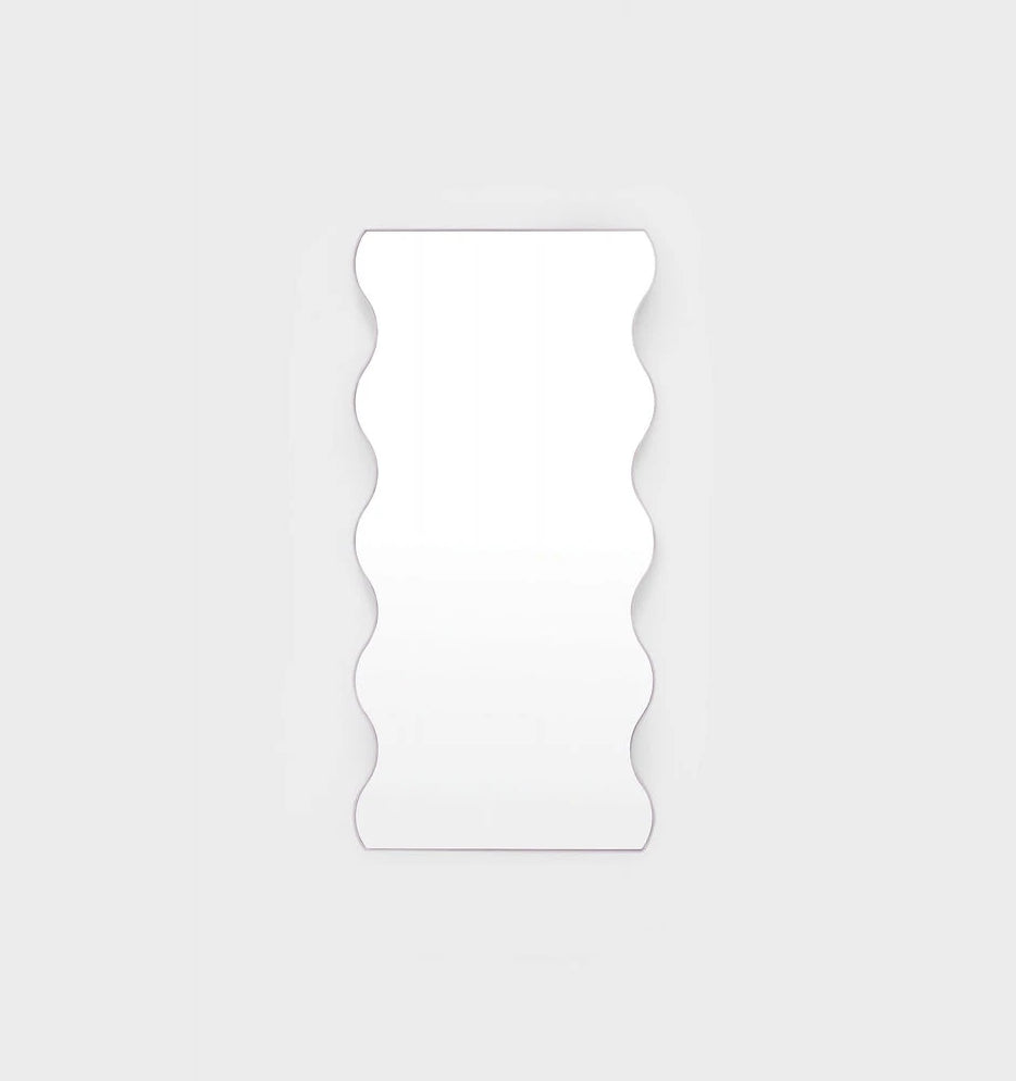 Shop Stunning Mirrored Glass: Artemis Wave Mirror — Masterpiece Mirrors