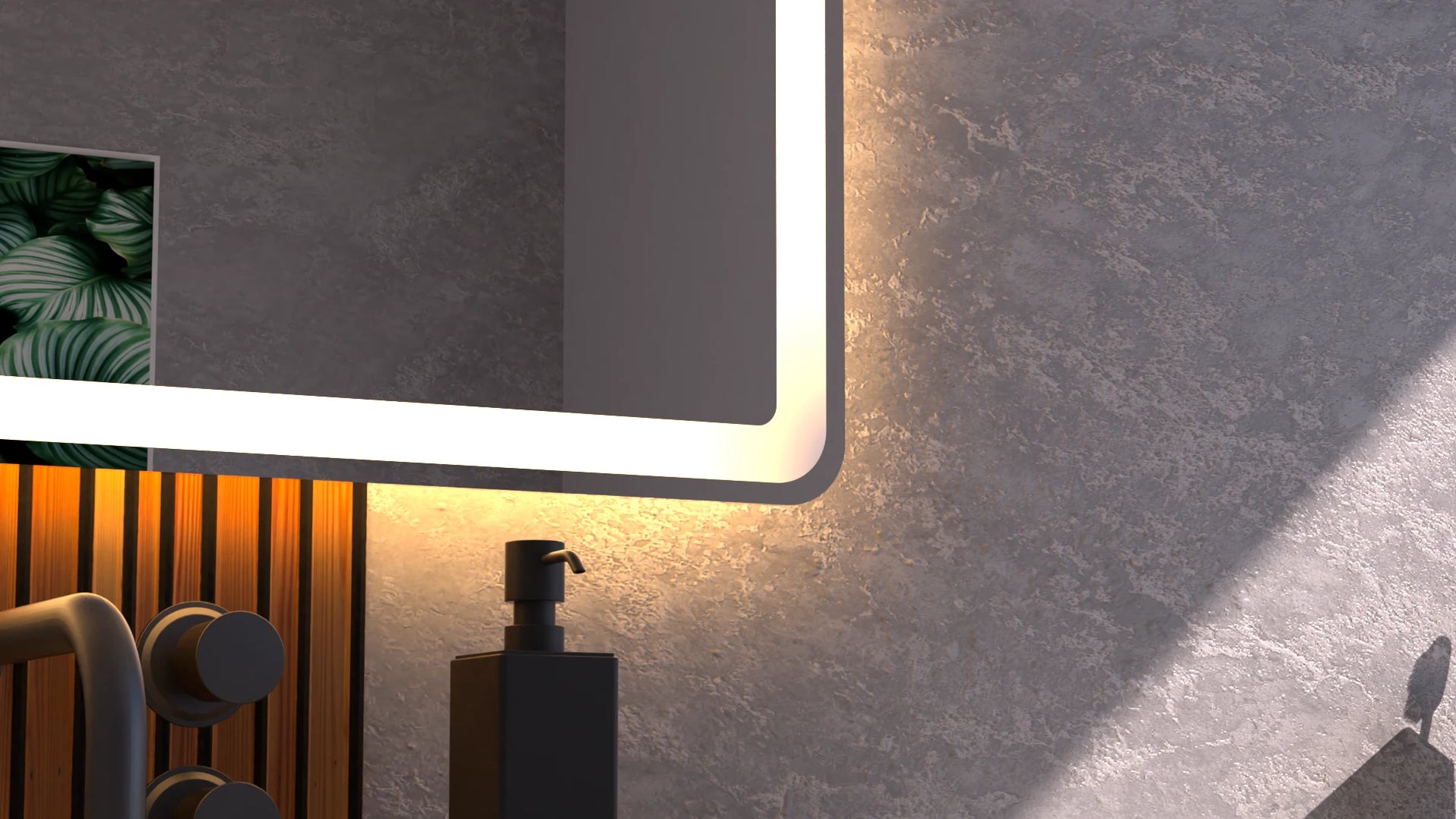 LUME Frameless Rectangle LED Bathroom Mirror | LUMIXE Mirrors ...