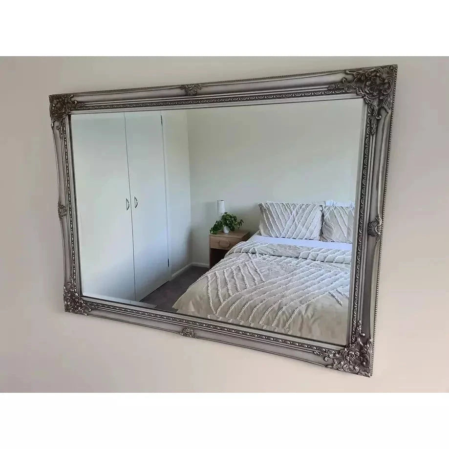 Shop for Olivia Antique Beveled Silver Mirror | Masterpiece Mirrors