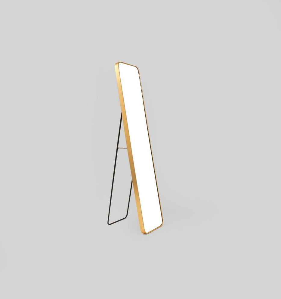 Simplicity Curve Standing Mirror for Modern Home Decor — Masterpiece ...