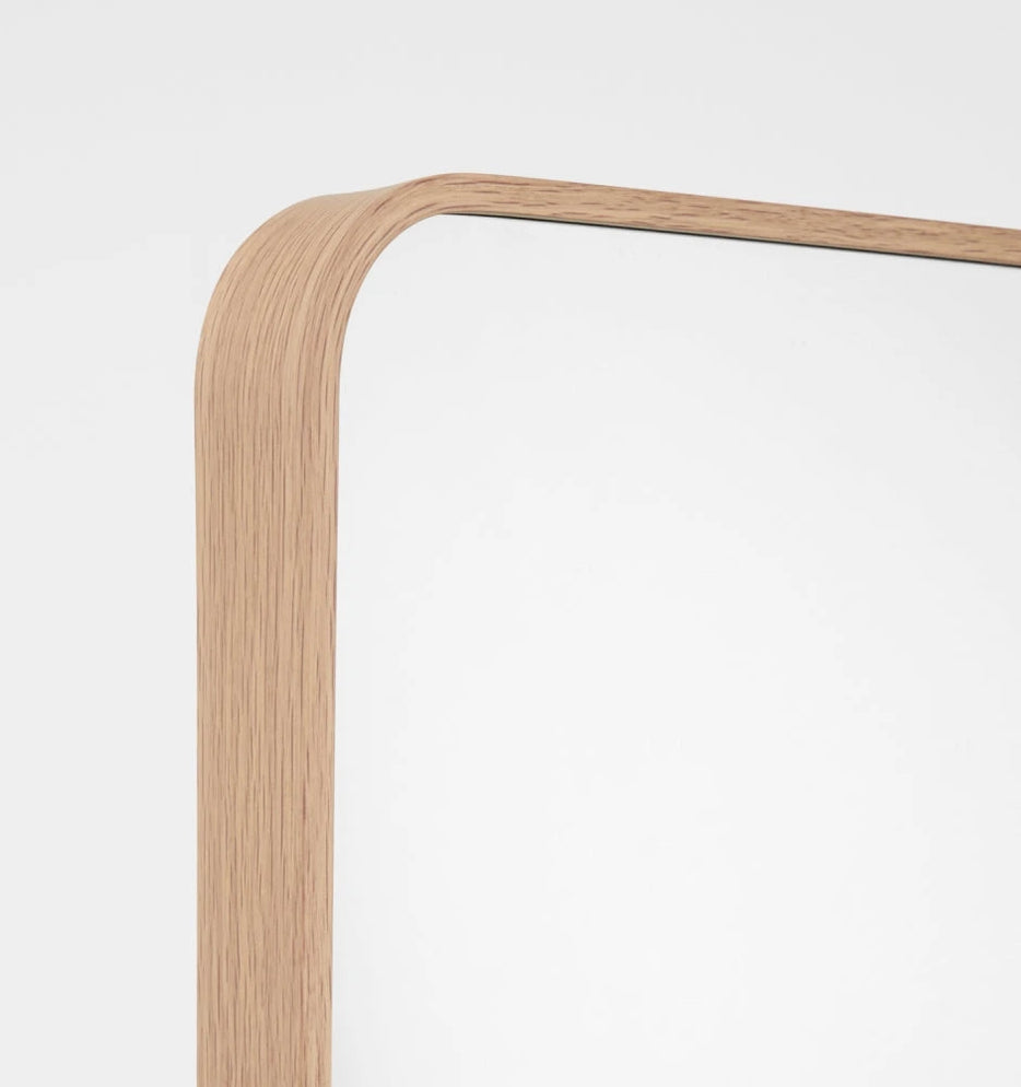 Simplicity Curve Standing Mirror for Modern Home Decor — Masterpiece ...